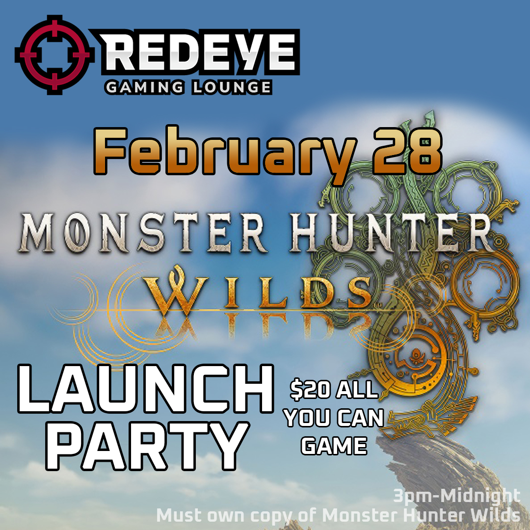 Downtown Abbotsford | Redeye Gaming Lounge Monster Hunter Wilds Launch ...