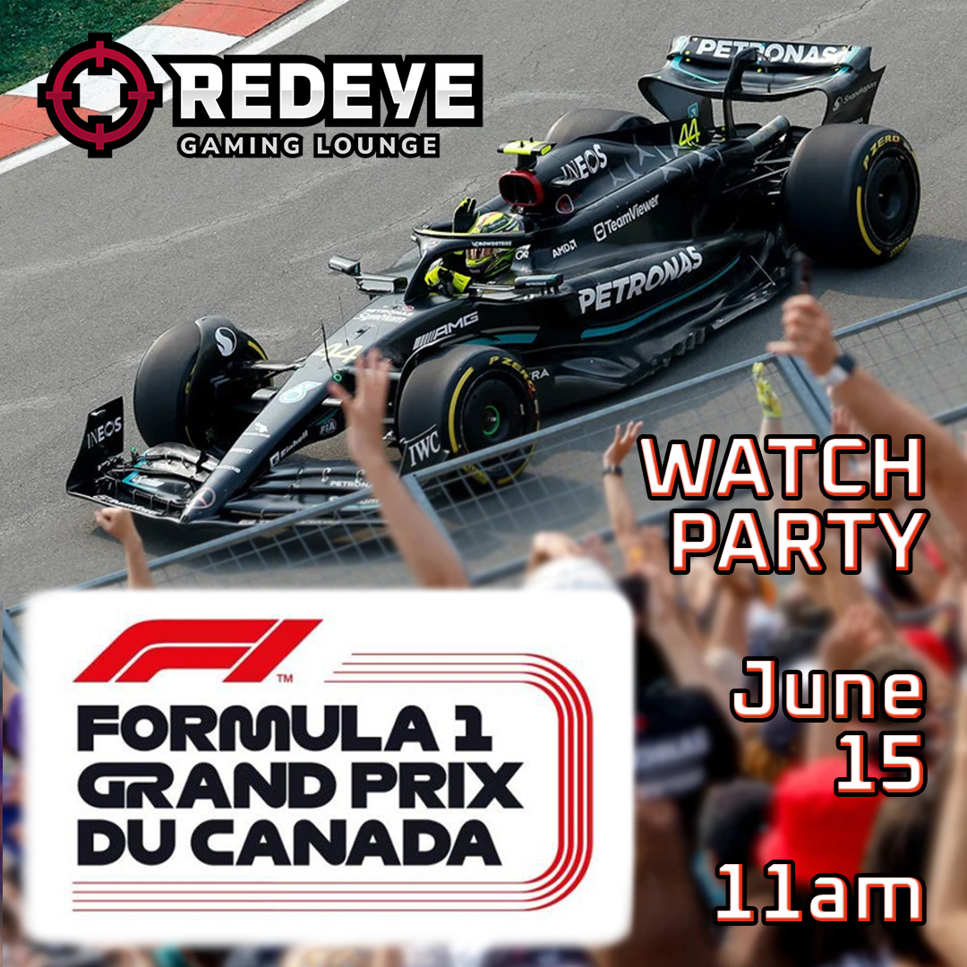 Downtown Abbotsford | Redeye Gaming Lounge F1 Watch Party